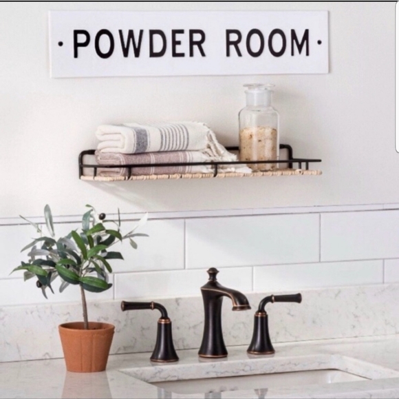 Hearth & Hand | Accents | Powder Room Sign Large Farmhouse | Poshmark
